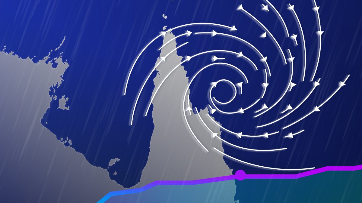 Intense winds as Cyclone Narelle hits Far North Queensland