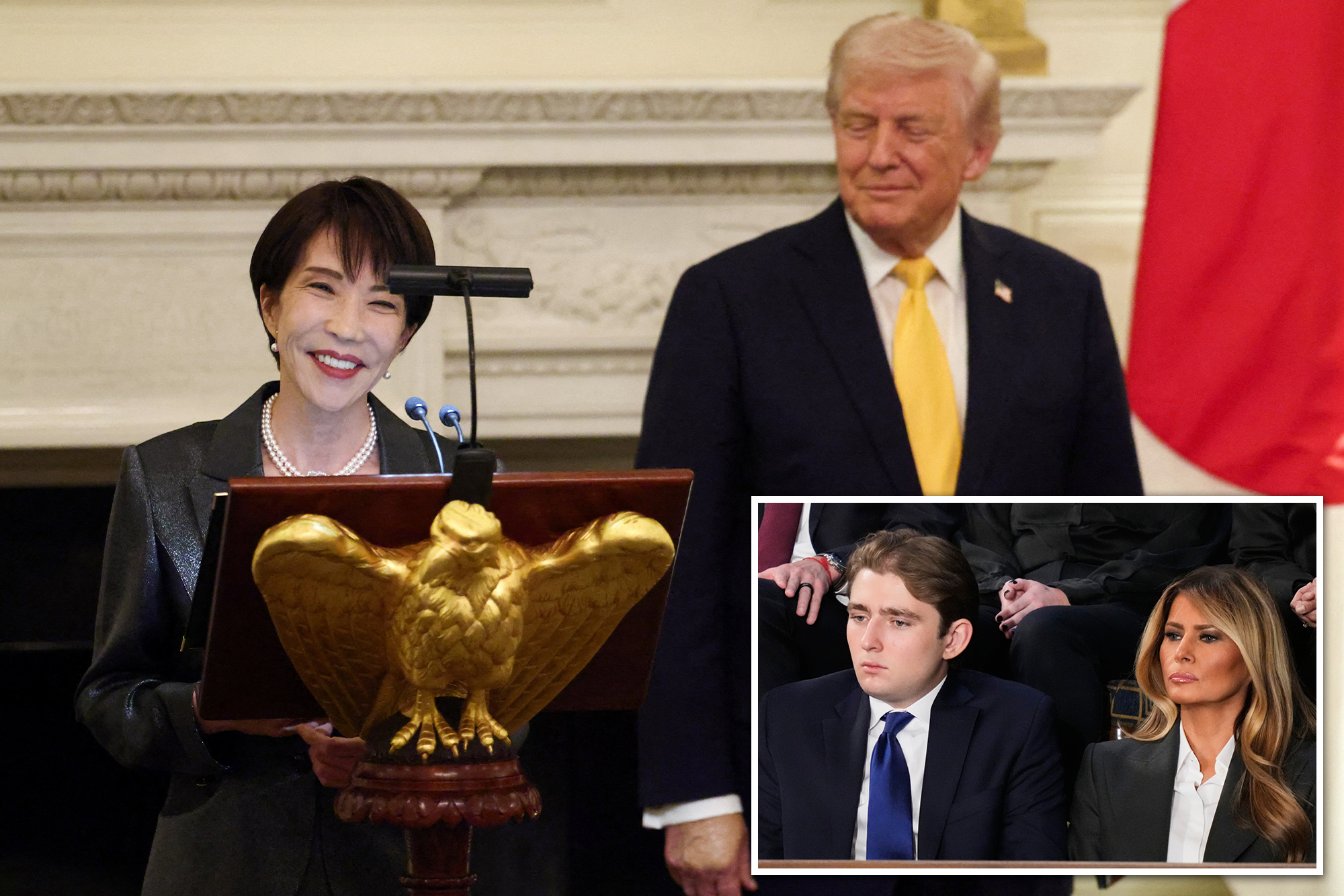 Japanese prime minister wishes ‘good looking’ Barron Trump happy ...