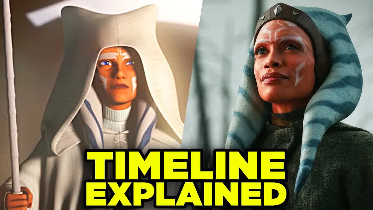 Mandalorian: Ahsoka Tano timeline! Star Wars Clone Wars, Rebels, Grogu ...