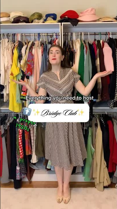 Hosting a proper 1950s bridge club