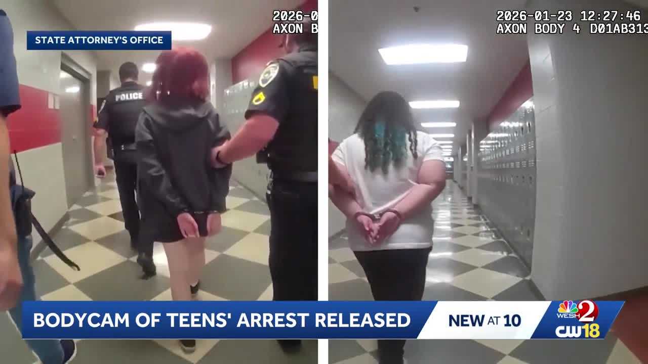 Bodycam shows arrest of Lake Brantley students charged in murder plot