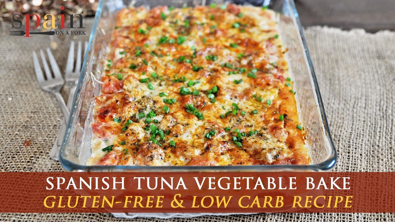 Spanish tuna & vegetable bake | Pastel de atún y verduras recipe