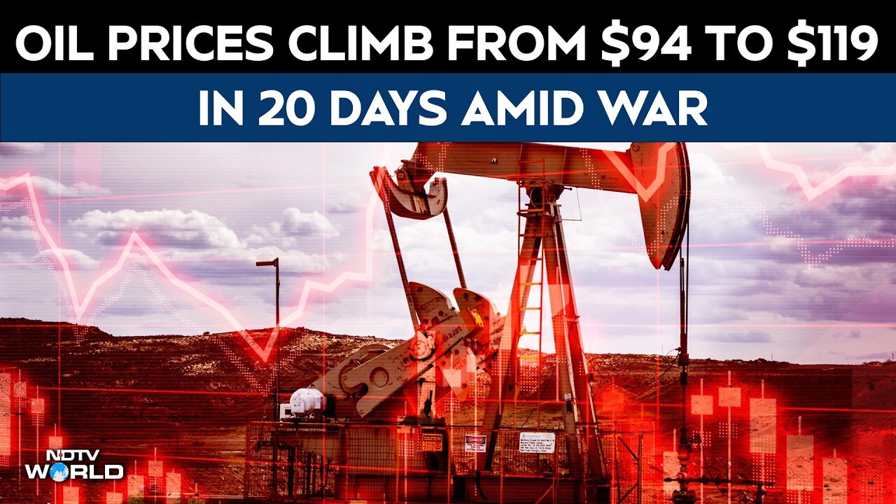 Oil price surge timeline: Prices climb from $94 to $119 in 20 days amid war