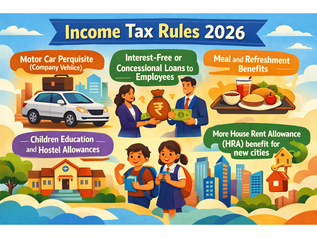 New tax rules notified: From HRA to company car to meal card, top 5 ...