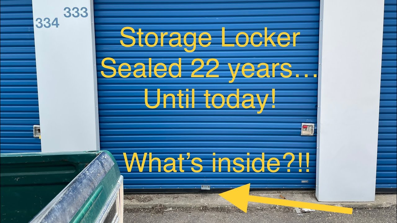 A storage locker untouched for 22 years finally gets opened and reveals ...