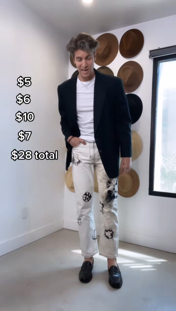 Full outfit breakdown on a budget including thrifted pieces
