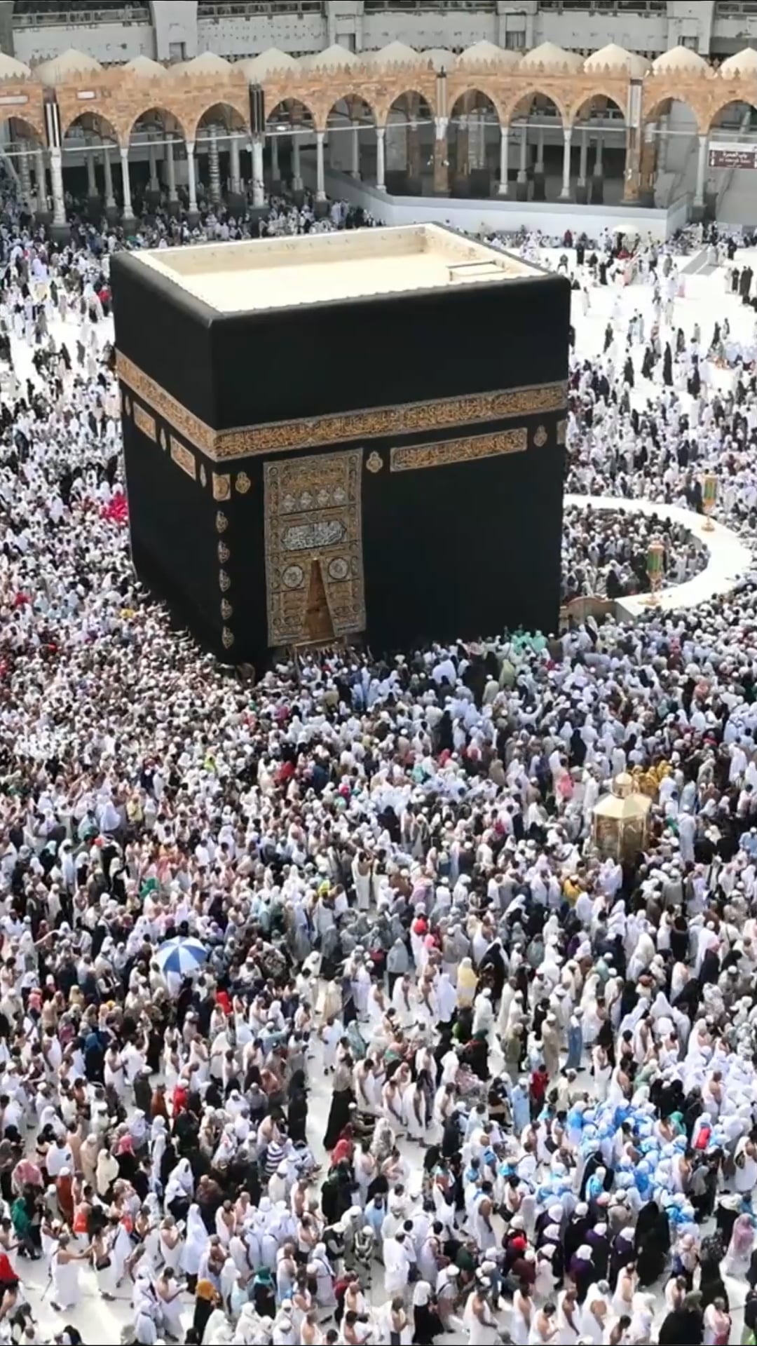 Mekka set ovenfra: Fredfyldte luftudsigter over den hellige Masjid al-Haram