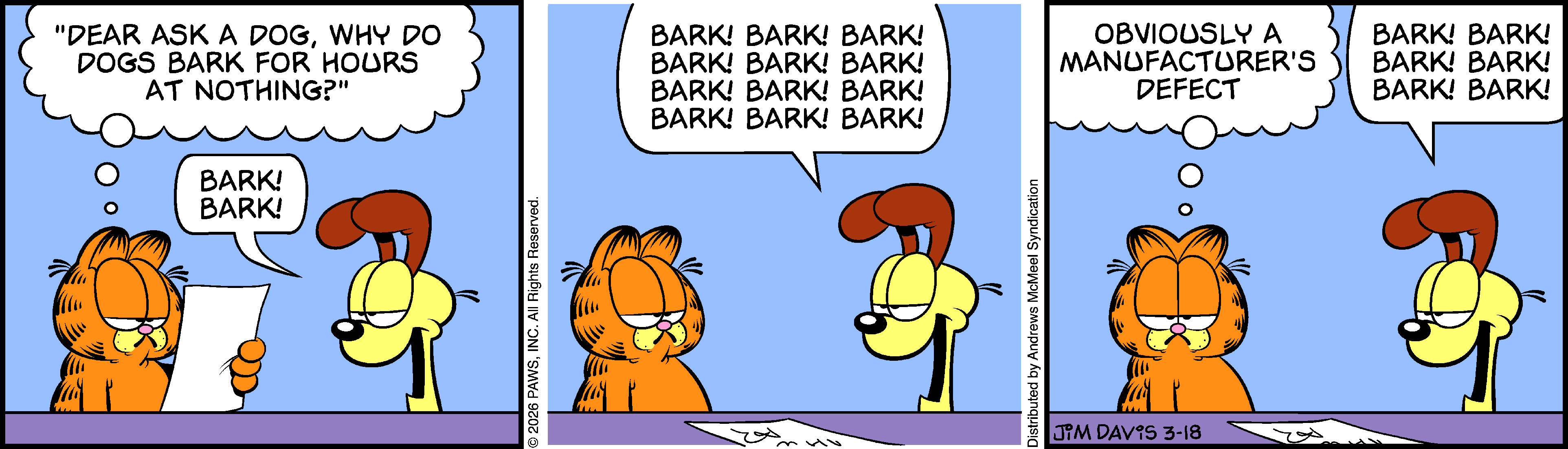 Garfield by Jim Davis