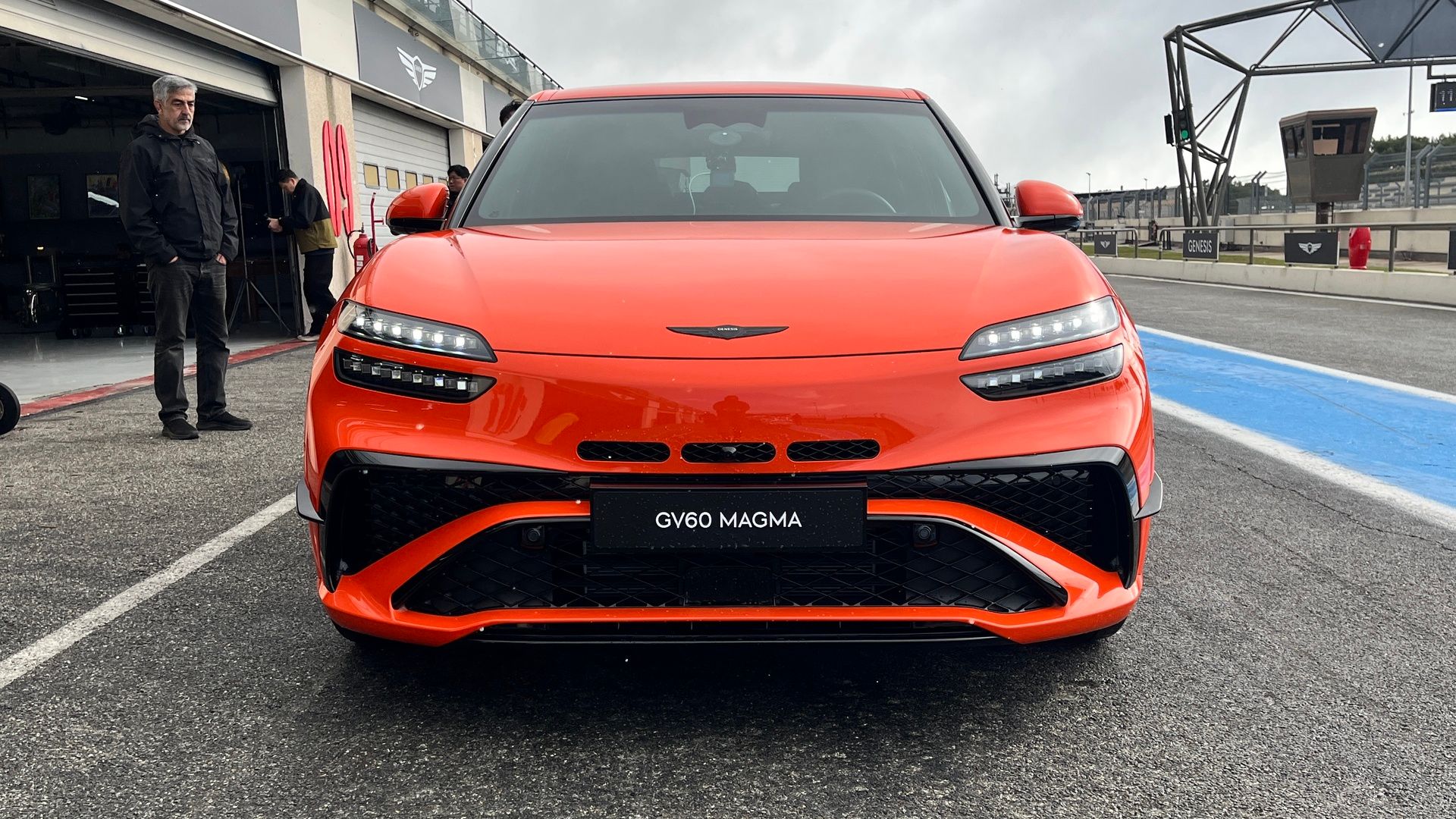 Genesis GV60 magma accelerator pedal changes based on drive mode