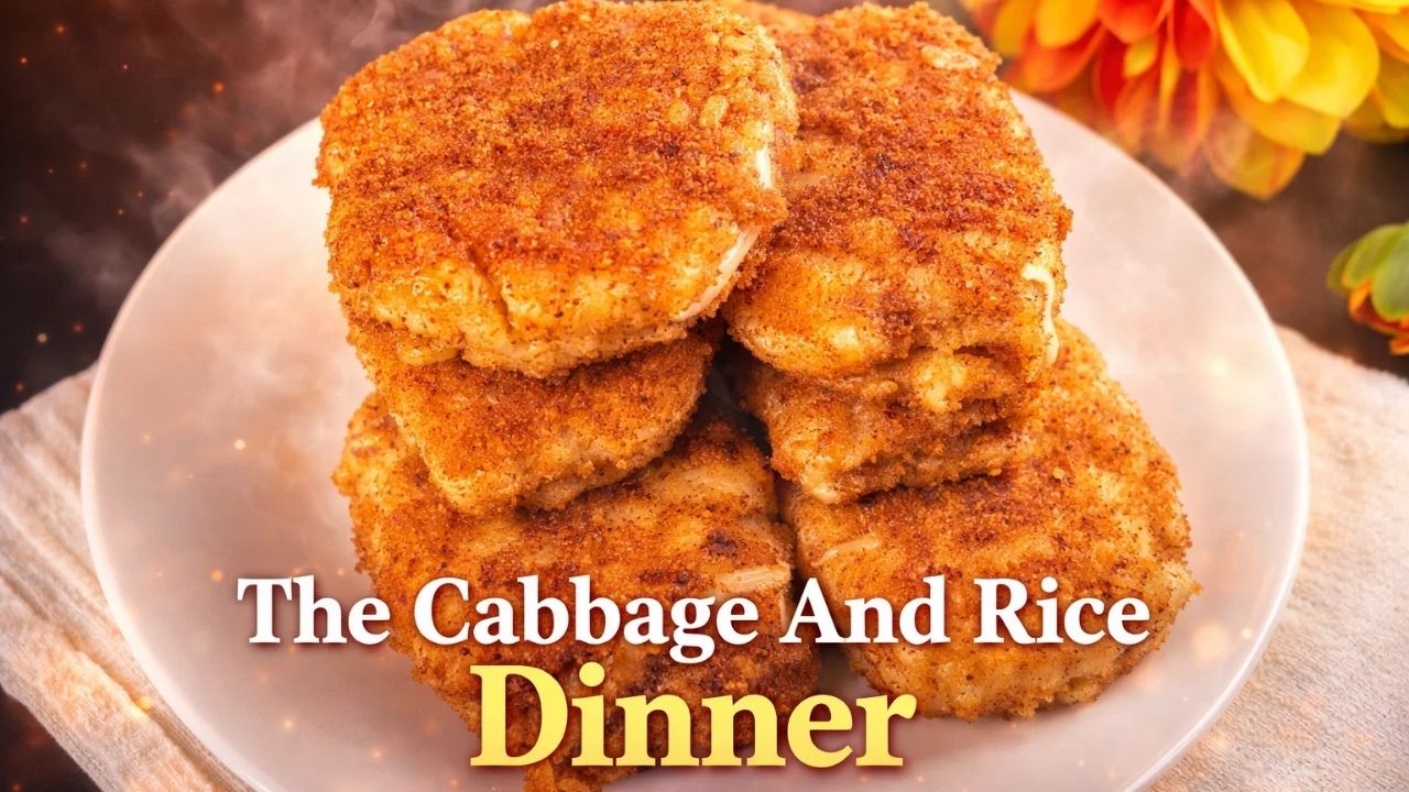 The cabbage and rice dinner I make every weekend