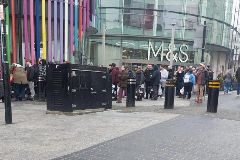 Massive queue spotted on Lord Street in Liverpool city centre