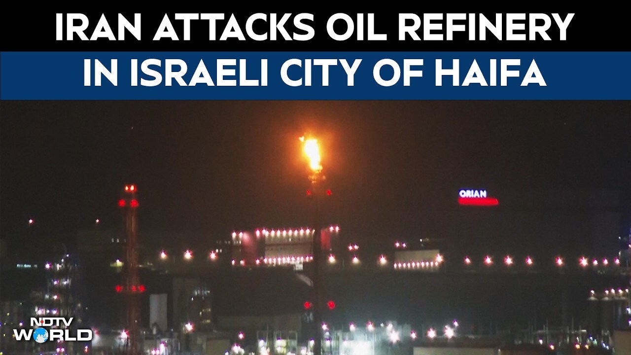 Iran attacks Israel | Iran attacks oil refinery in Israeli city of ...