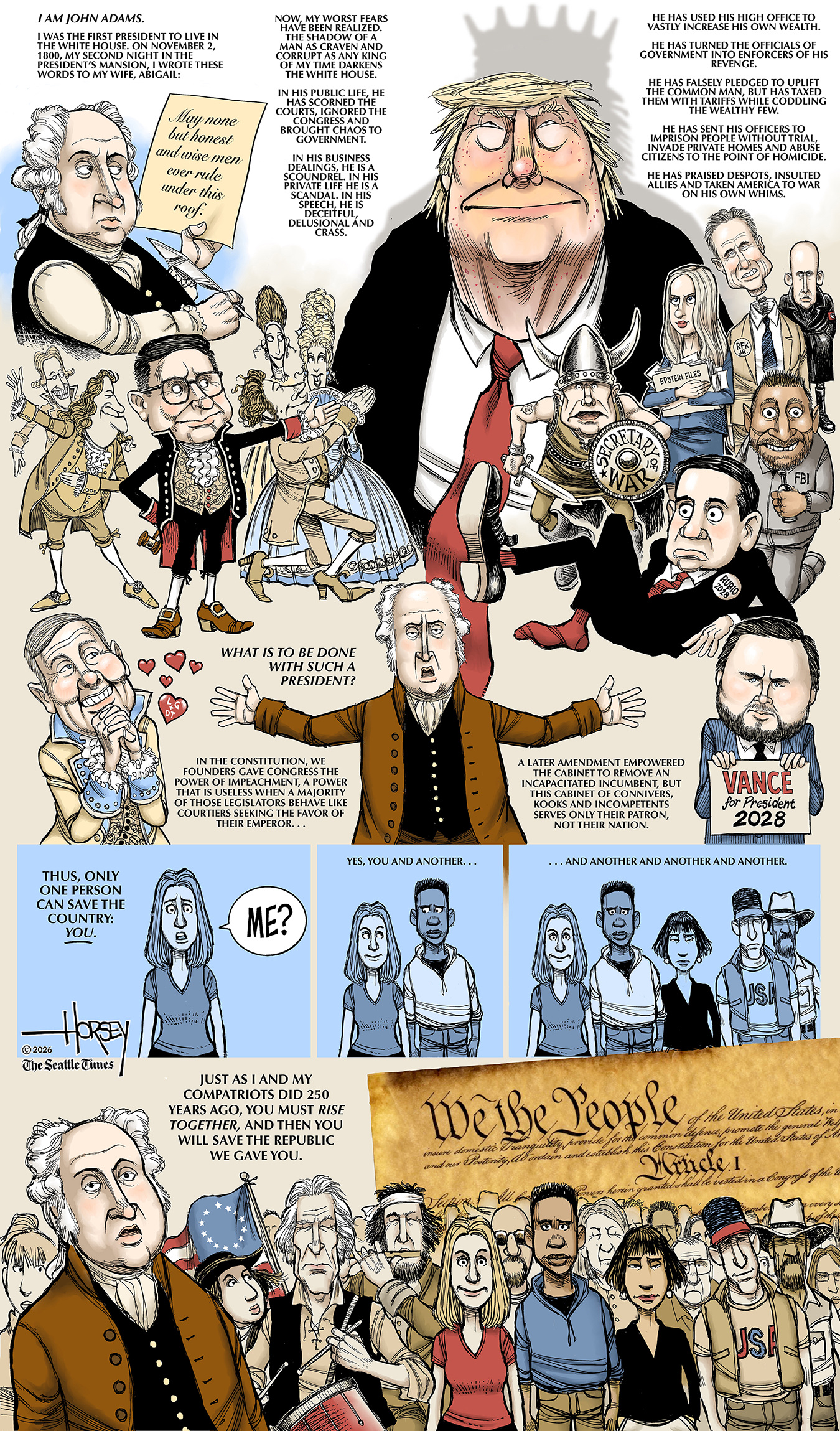 Opinion: The latest political cartoons