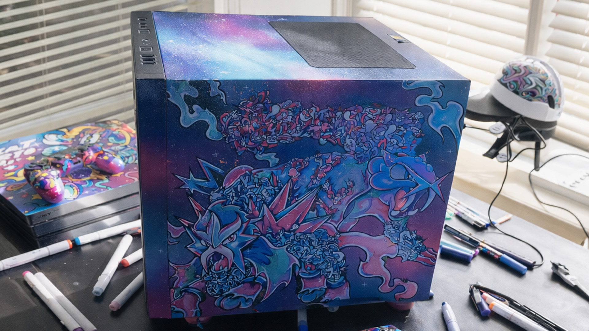 Full process of customizing my computer with markers