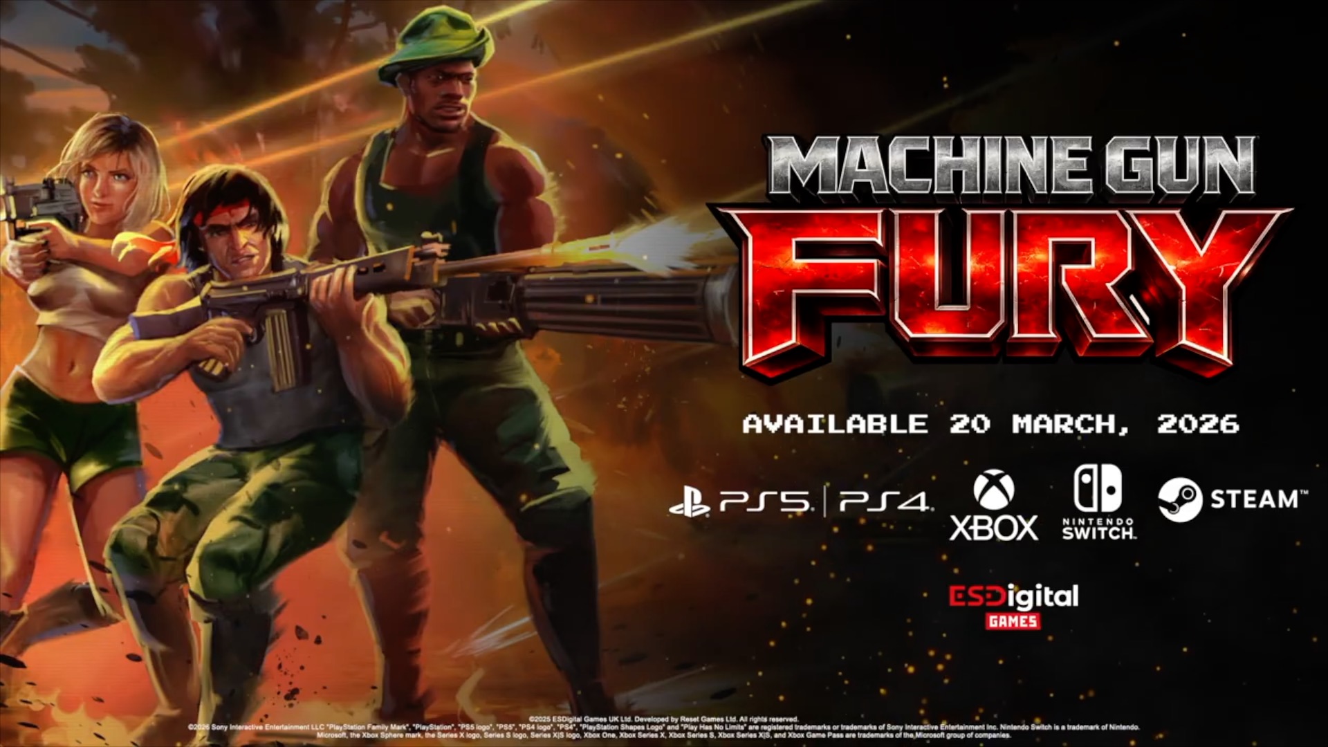 Machine Gun Fury official announcement trailer