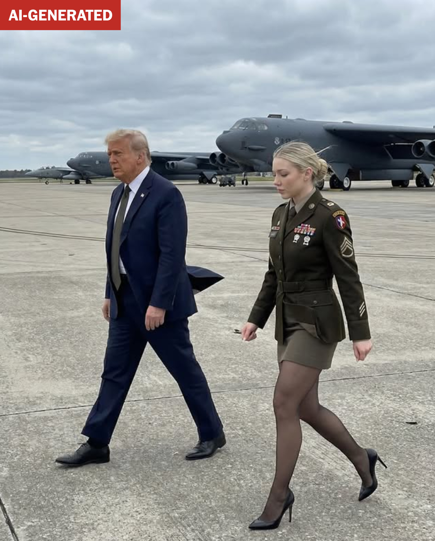 Thousands have swooned over this MAGA dream girl. She’s made with AI.
