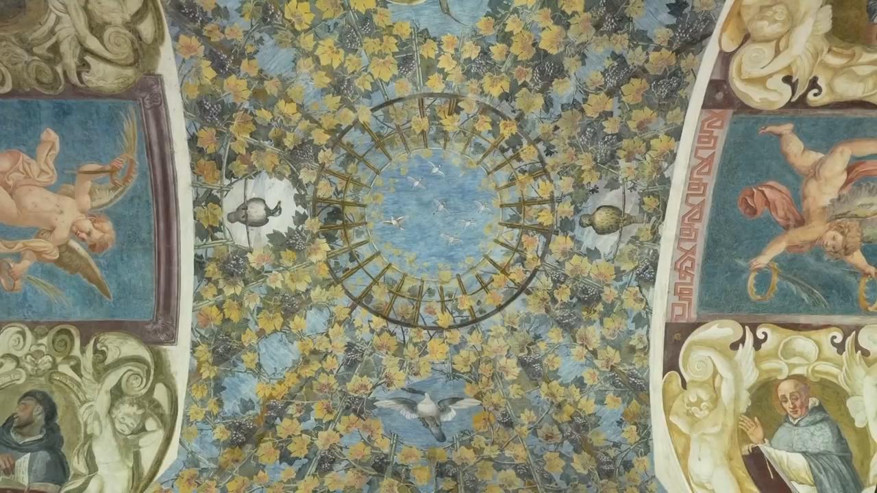 Beautiful hidden cloister once a centre of Rome's religious intrigue