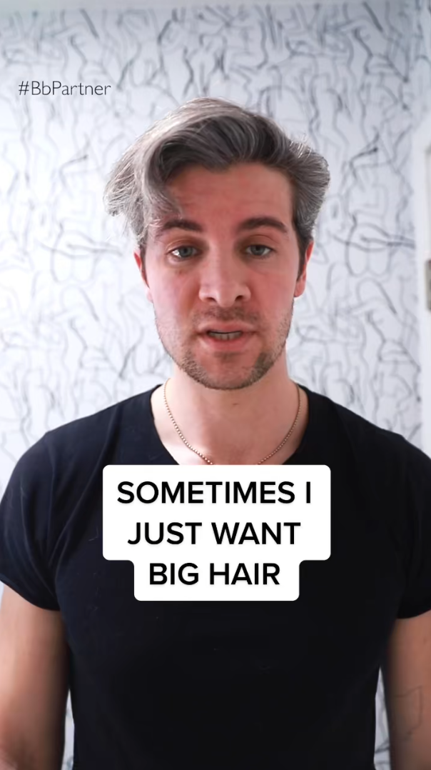 Big hair volume styling routine for a fuller and livelier look