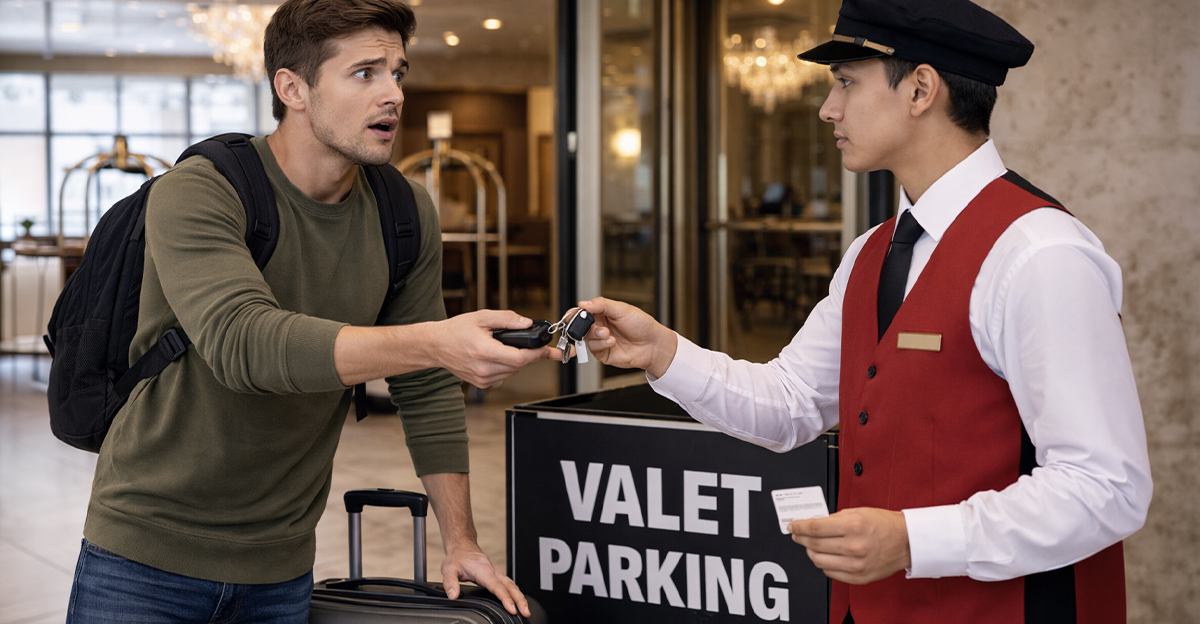 I booked a hotel and didn’t realize valet was the only parking option ...