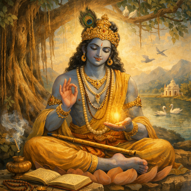 If Lord Krishna was your therapist, this is what he’d tell you about stress