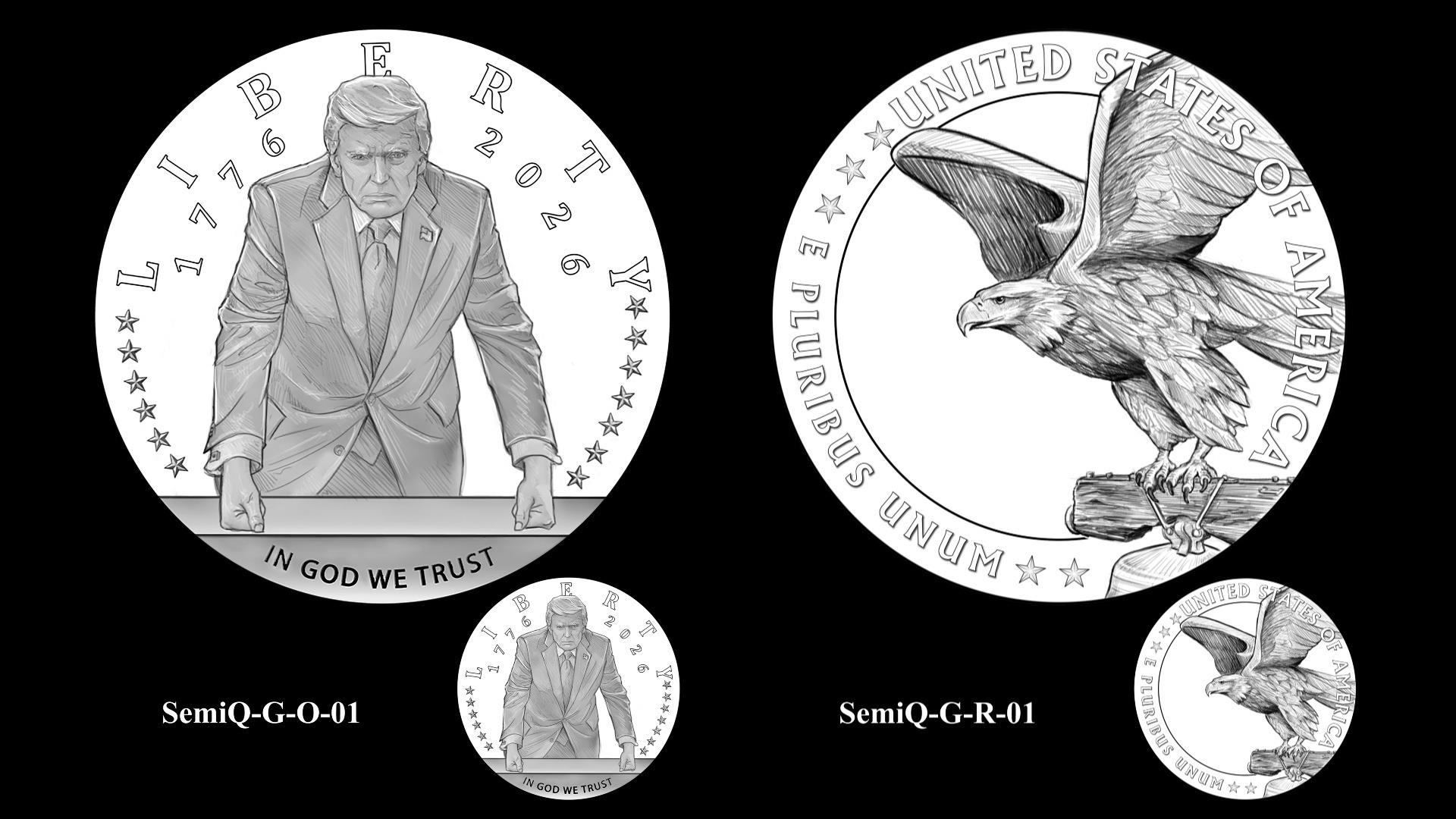 Trump-approved gold coin moves forward for 250th anniversary