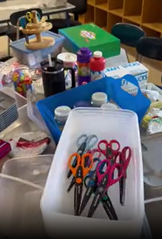 Classroom closet makeover – from total chaos to organized bliss