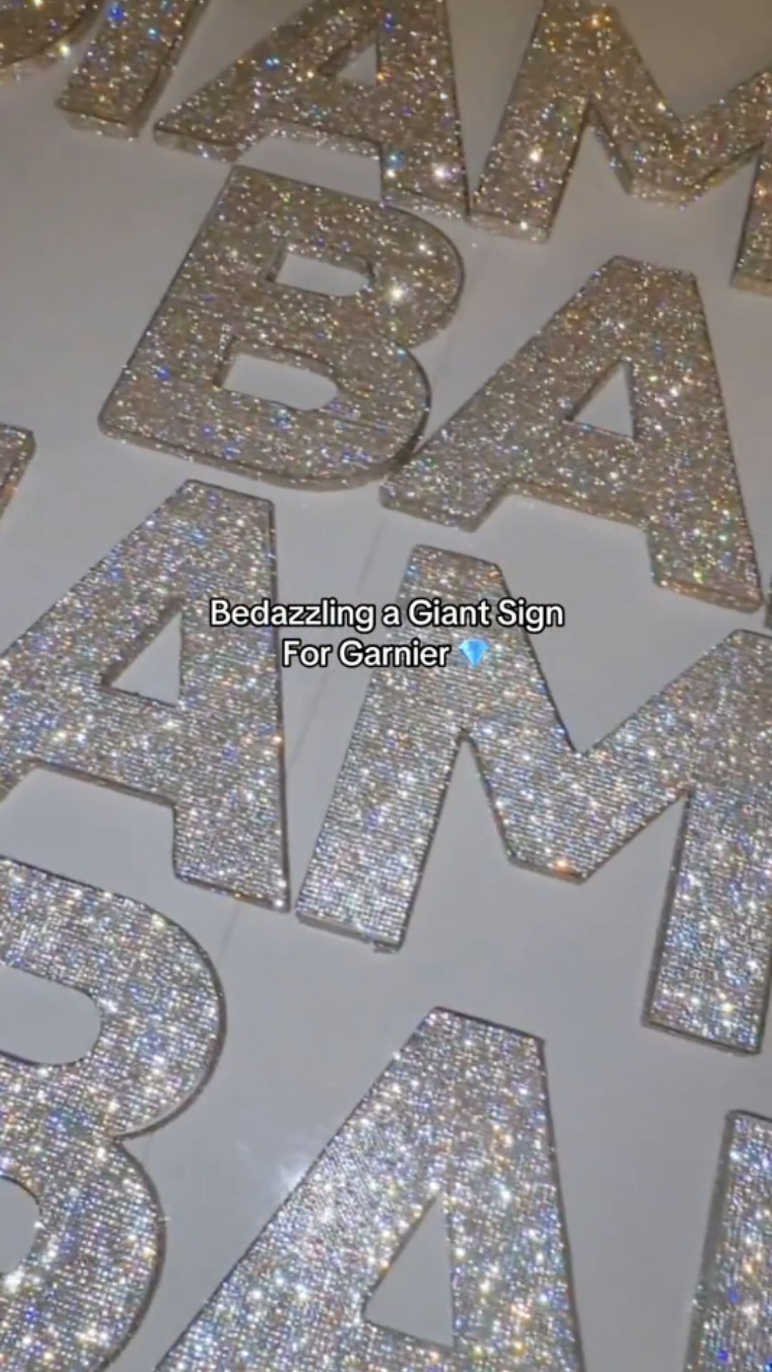I tried rhinestone sheets for the first time