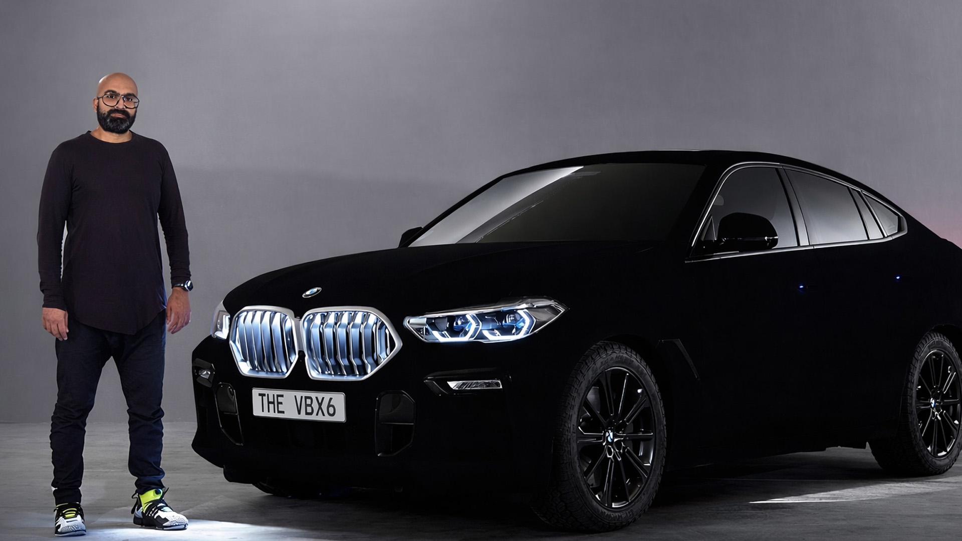 BMW X6 Vantablack concept reveal
