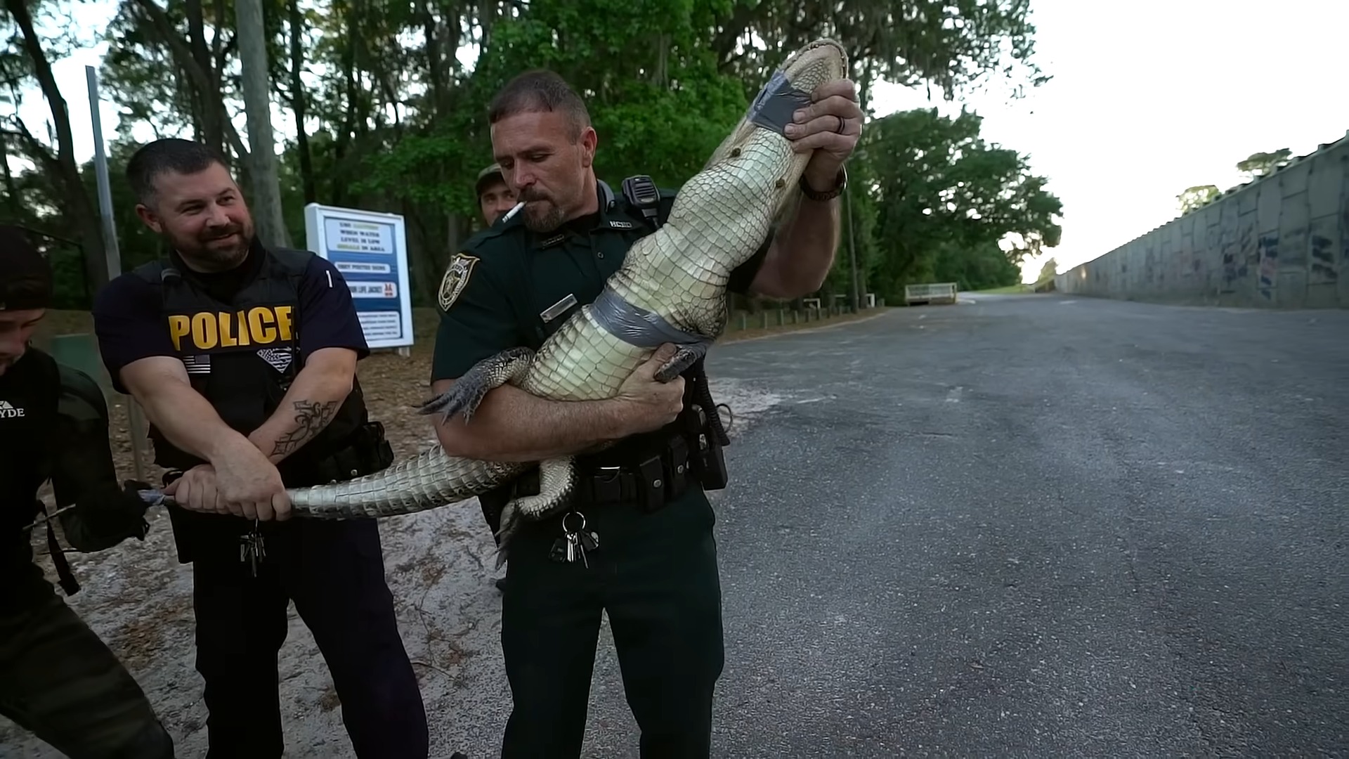 They thought it was just another dive - then Chris found a loaded pistol