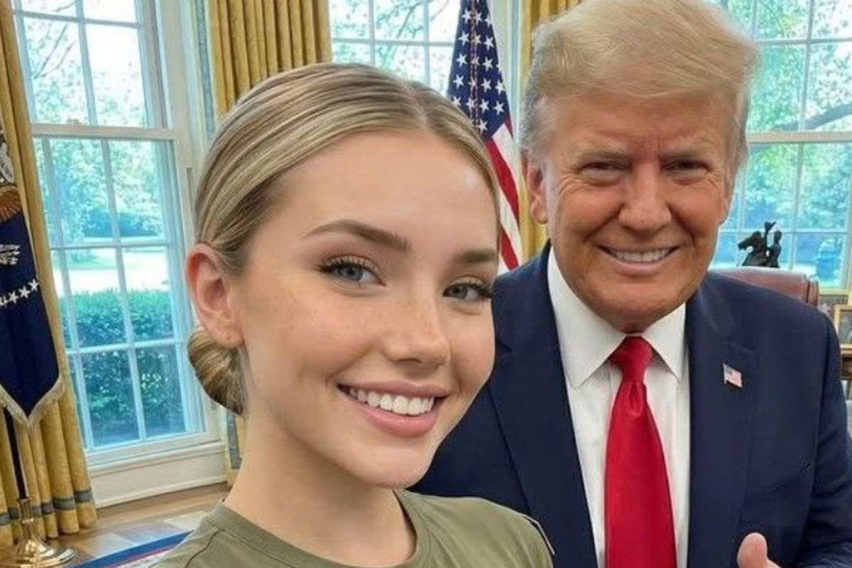 MAGA’s newest Instagram crush pictured with Trump is actually just AI