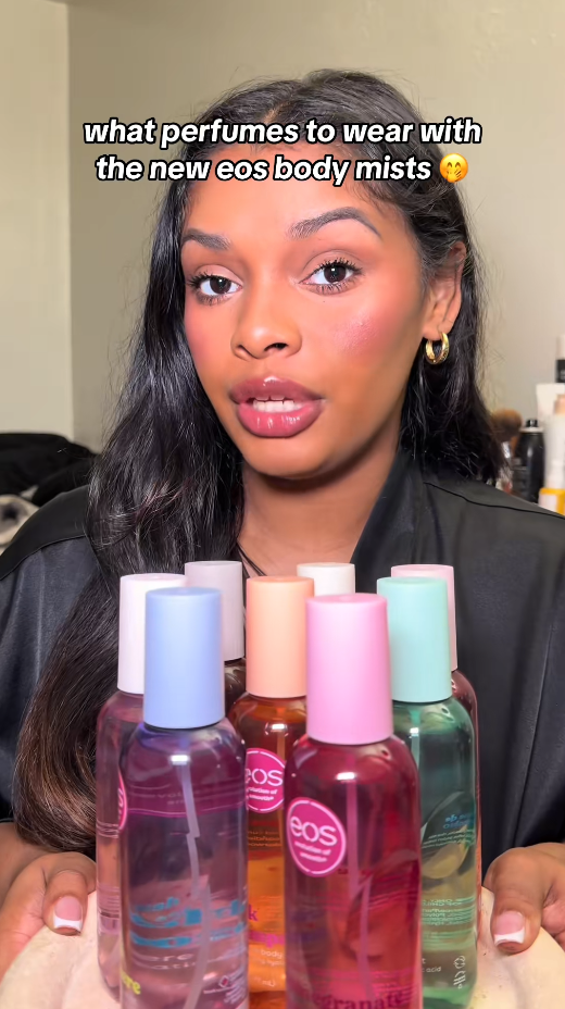 Mixing EOS body mists for unique scent combos