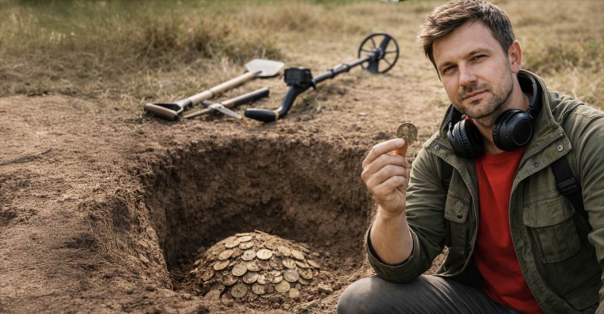 A metal detectorist discovered a coin hoard in Romania linked to one of ...