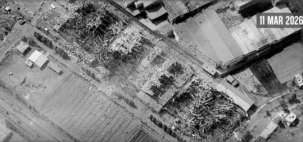 Stark images show US strikes have obliterated Iranian missile factory