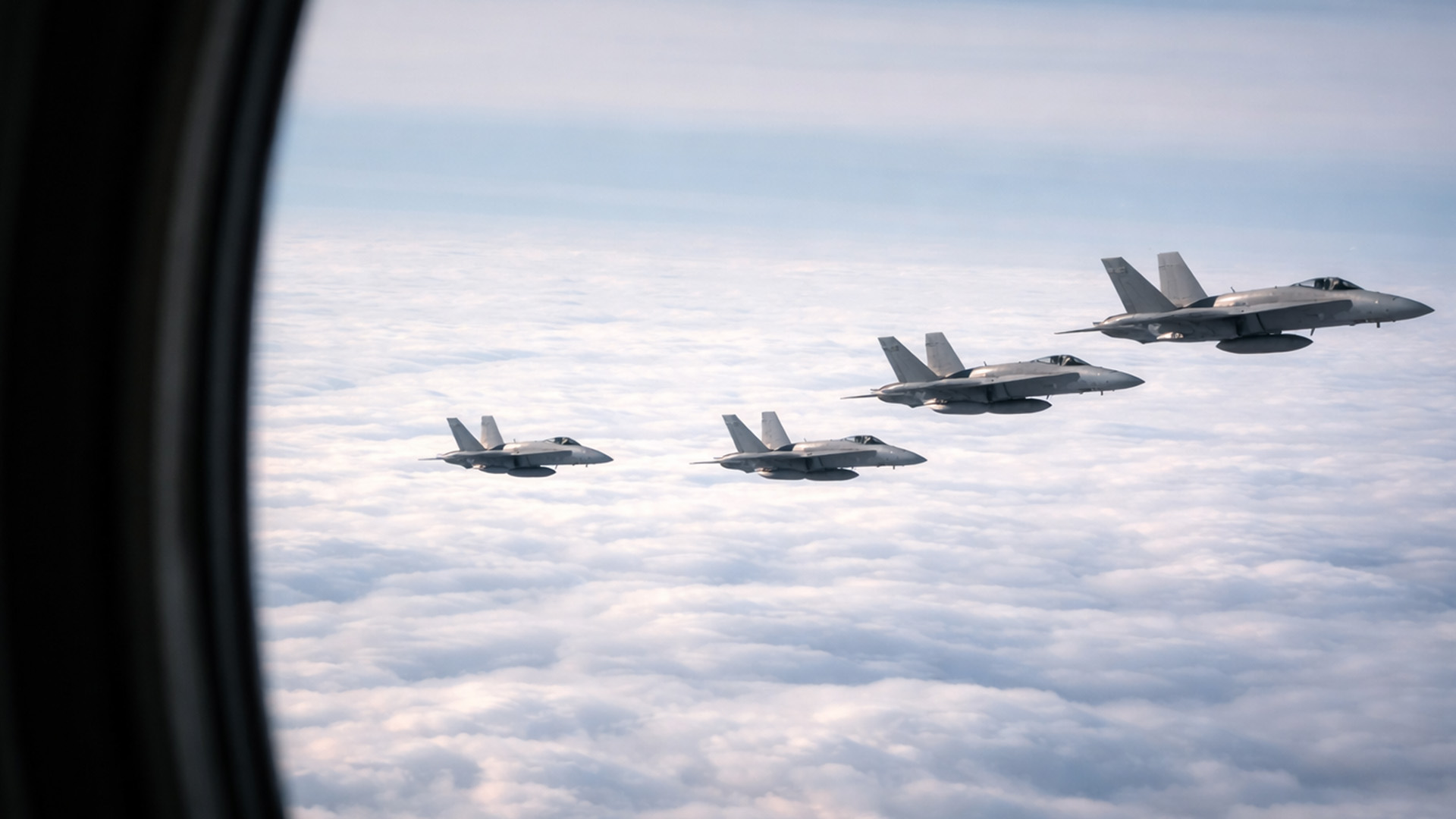How fighter jets refuel while flying in arctic conditions