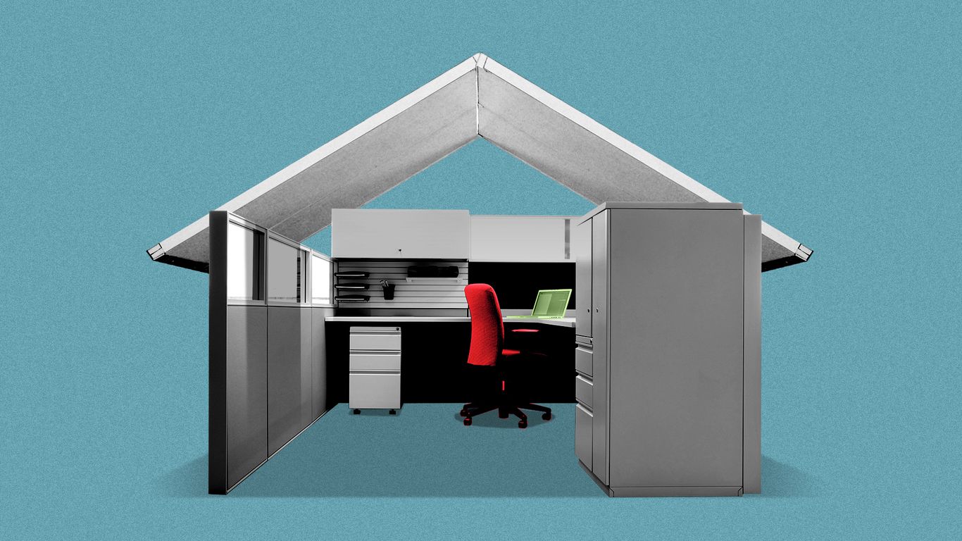 How to fit a home office into a small space