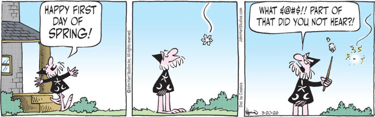 The latest 'Wizard of Id' comics by Parker and Hart