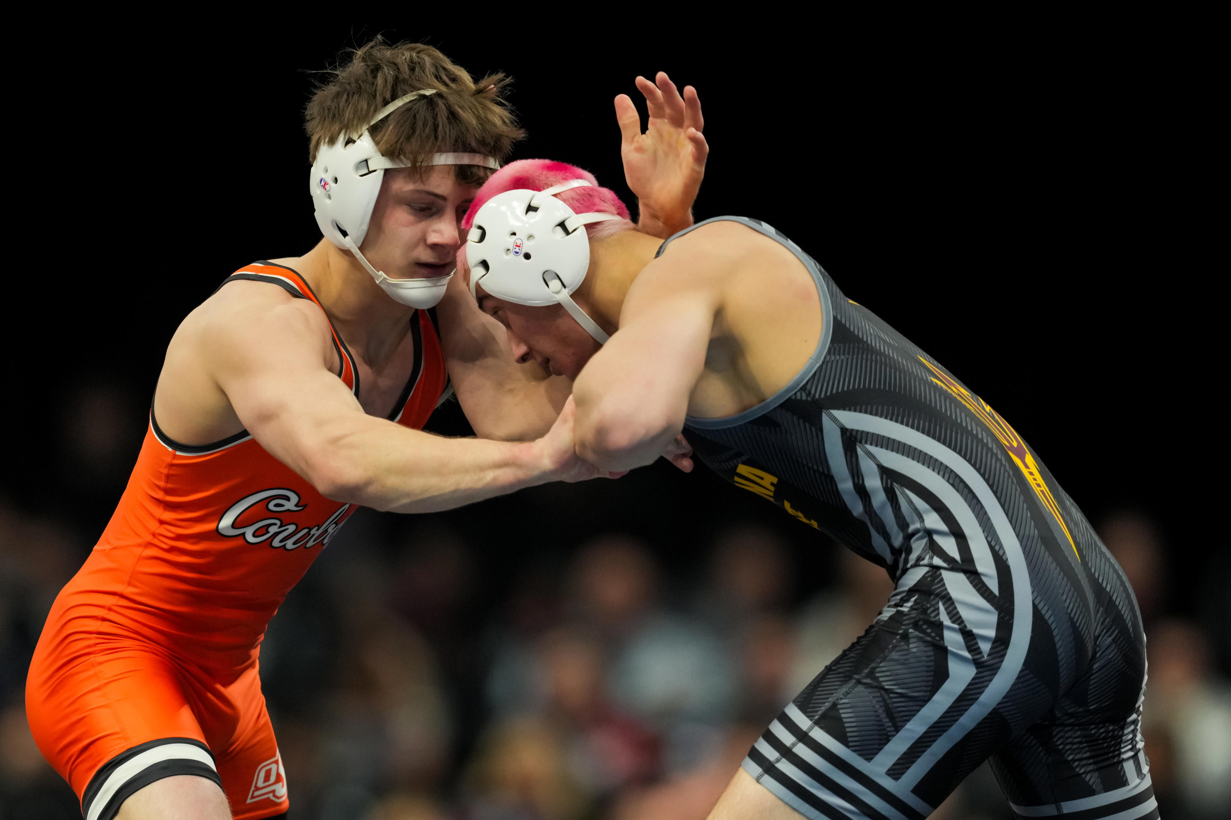 Oklahoma State wrestling sends 4 freshmen to title matches at NCAA ...