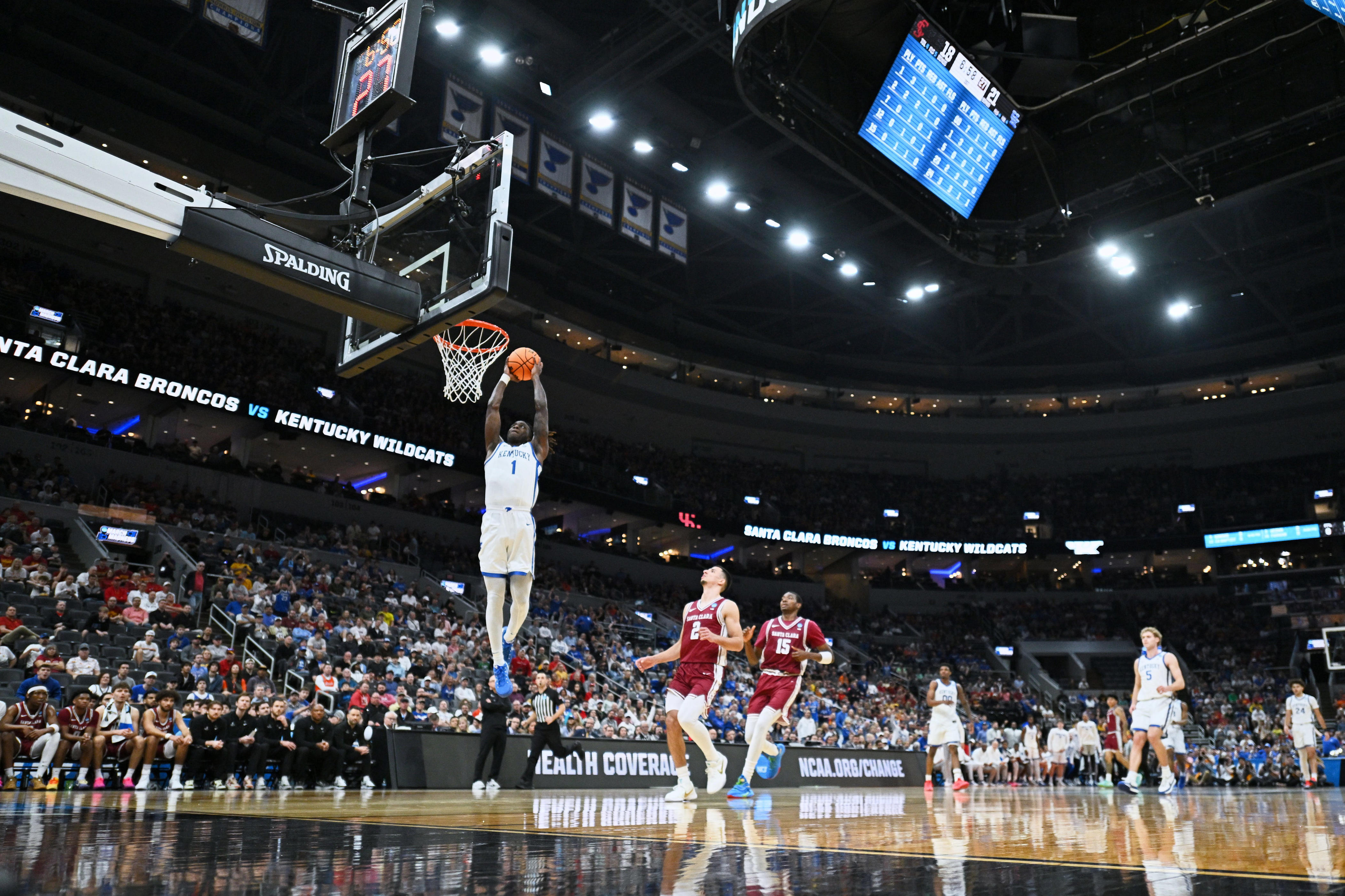 Kentucky vs Santa Clara basketball game recap, March Madness score