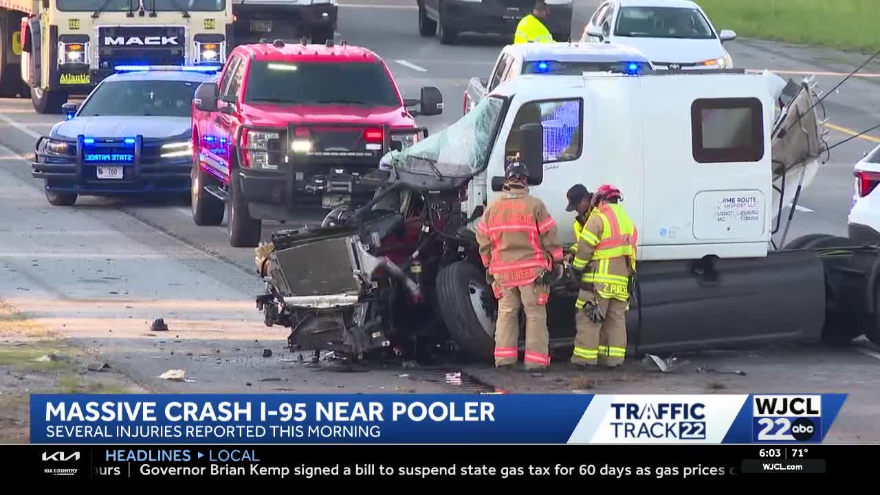 Drivers react: Multi-vehicle crash with serious injuries shuts down I-95