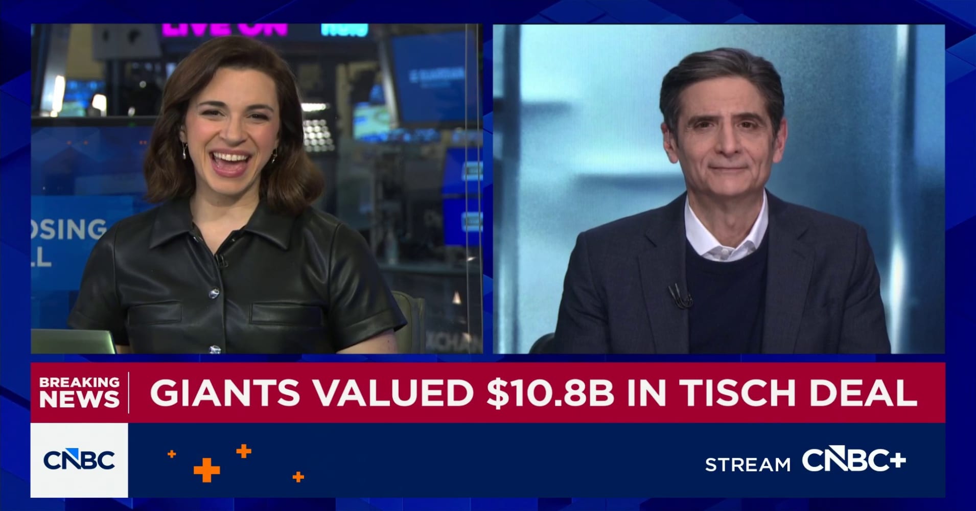 New York Giants valued at $10.8B in Tisch deal