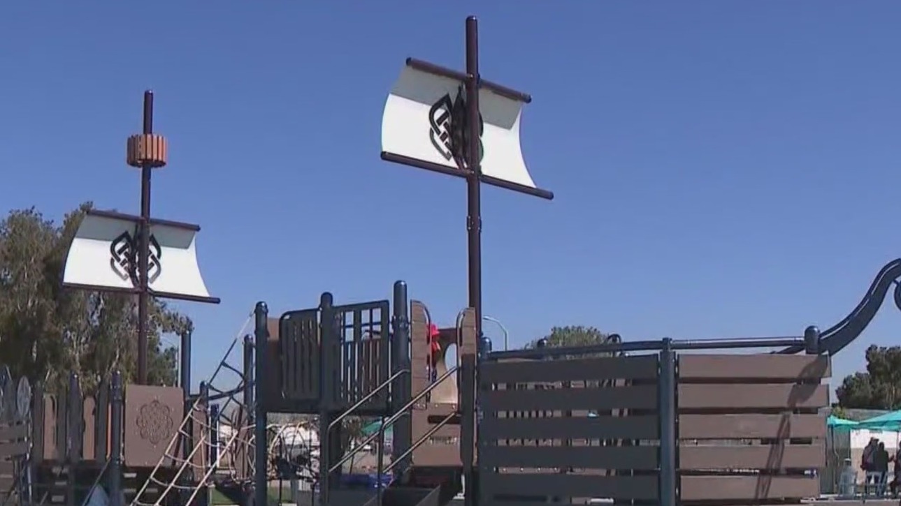 South Bay's Pepper Park opens splash pad, pirate-themed playground