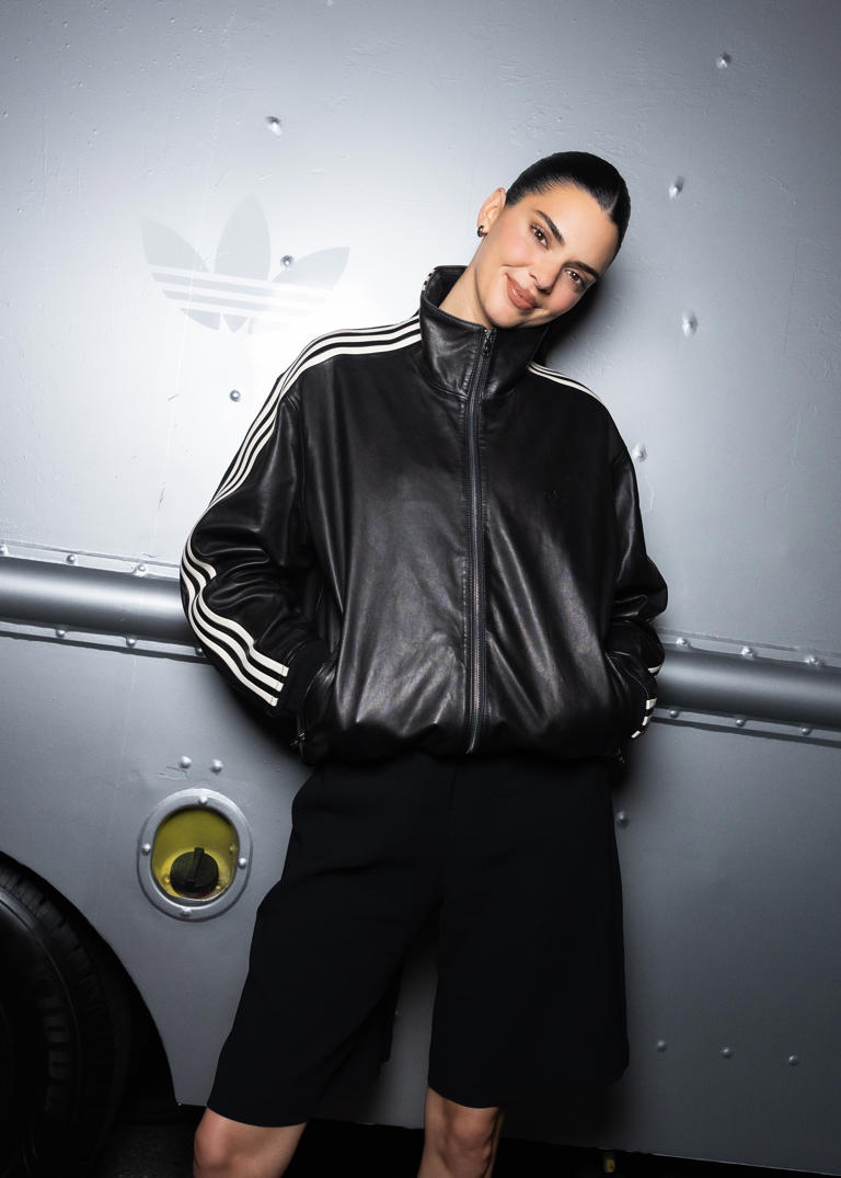 Fashion girls are wearing track jackets more than athletes—this Kendall ...