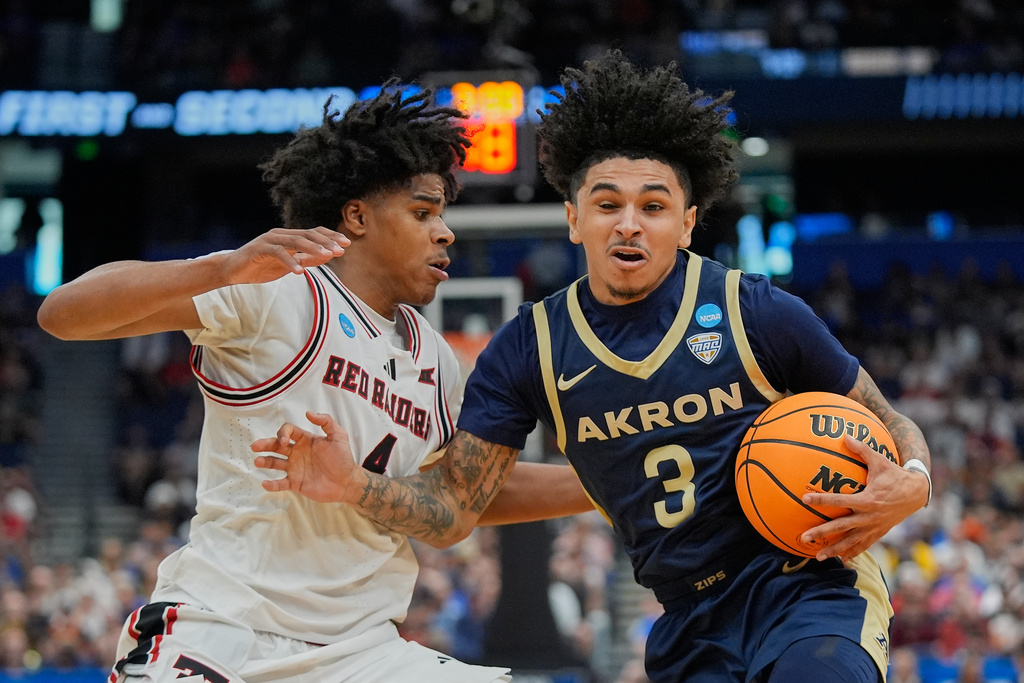 Jaylen Petty scores 24 as Texas Tech beats Akron 91-71 in NCAA ...