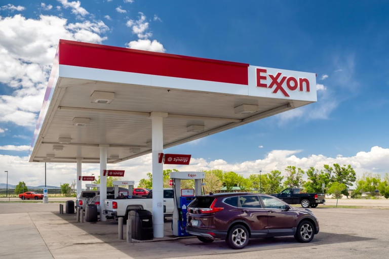 Exxon Mobil stock climbs amid historic oil market shock