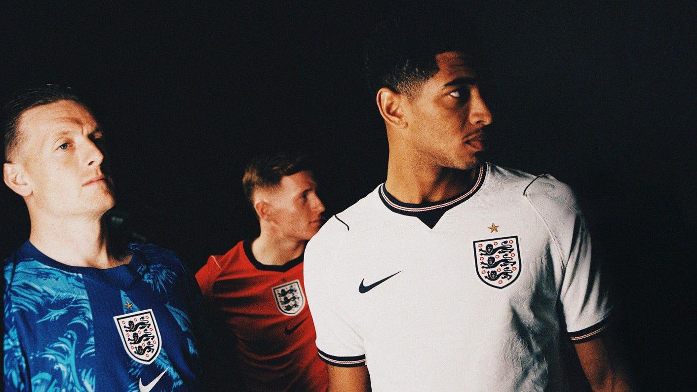 England confirm new kits for World Cup