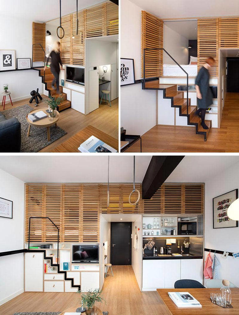 9 inspirasi desain tangga bagi rumah yang sempit dan sederhana