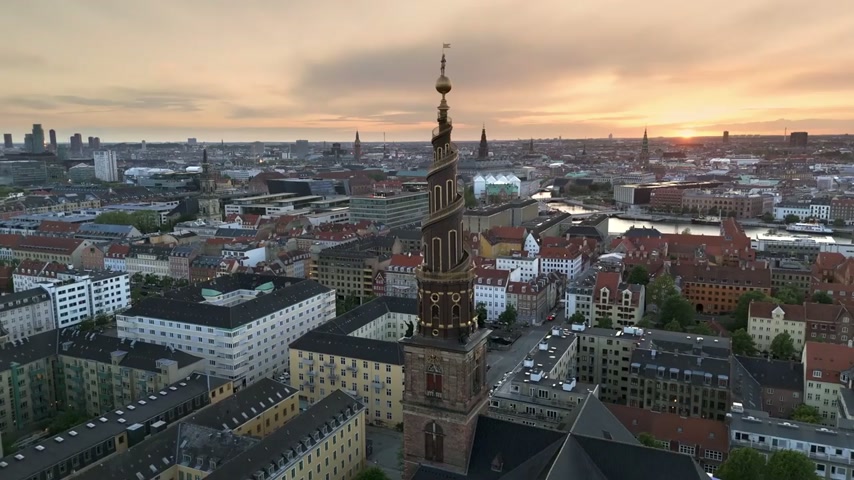 Copenhagen from the air: A scenic urban adventure