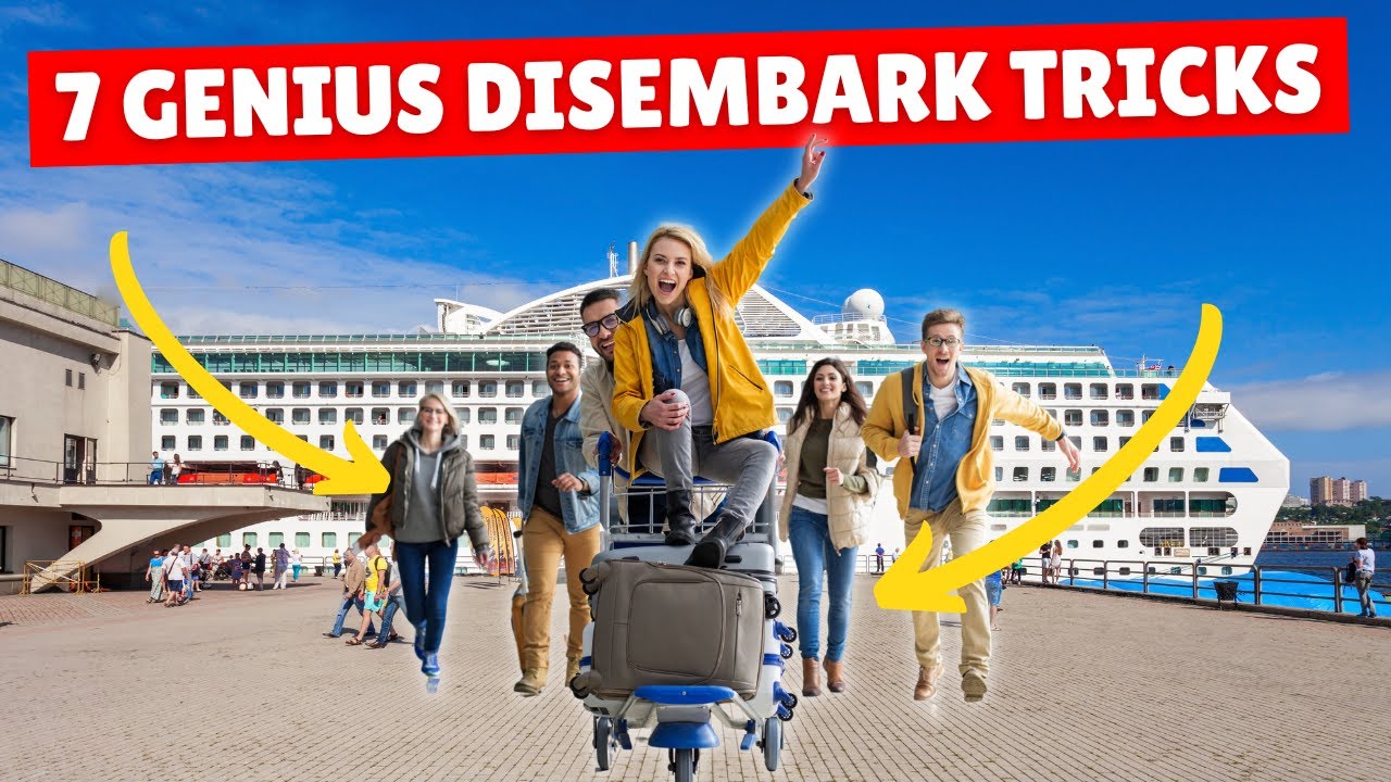 What smart cruisers all do on cruise disembarkation day