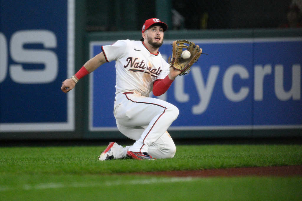 Nationals option outfielder Dylan Crews, the 2023 No. 2 overall draft ...