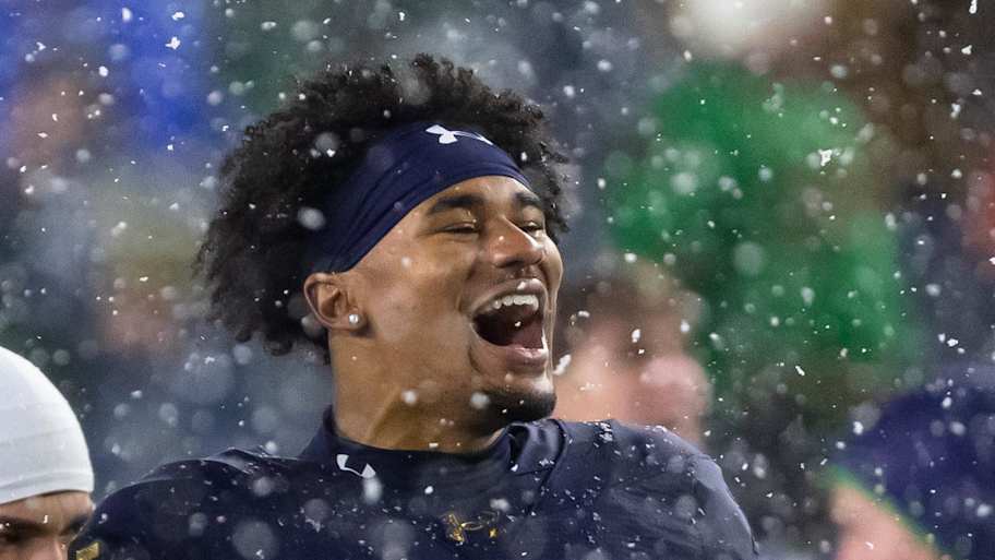 The Notre Dame up-and-comer who showed up jacked to spring practice